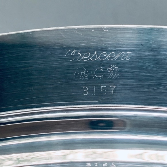 Crescent Silver Company | Dining | Crescent Silver Co Covered Oval ...